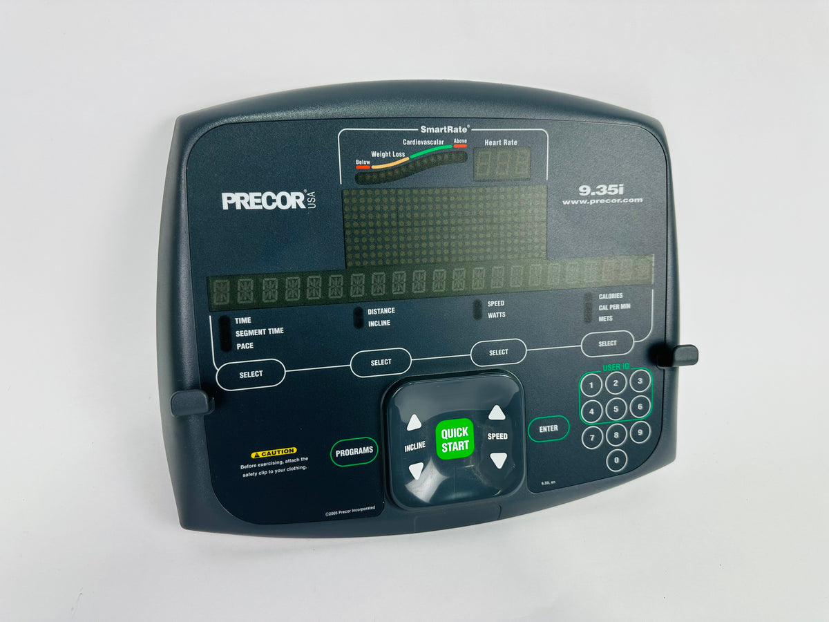 Precor 9.35i Treadmill Upper PCA Console Membrane Display 45713101 (CP