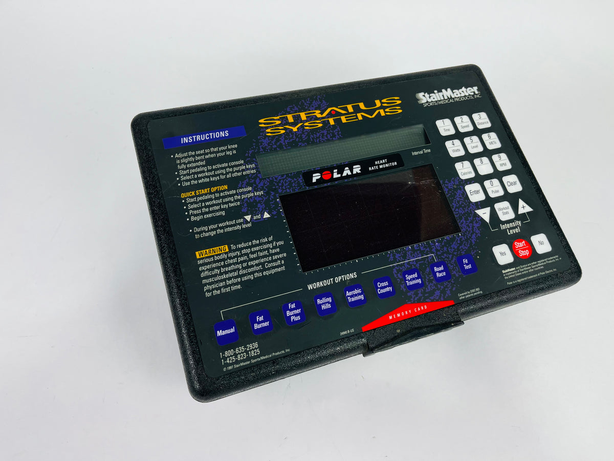 StairMaster Stratus 3300 3900 Recumbent Bike Display Console Panel (CP