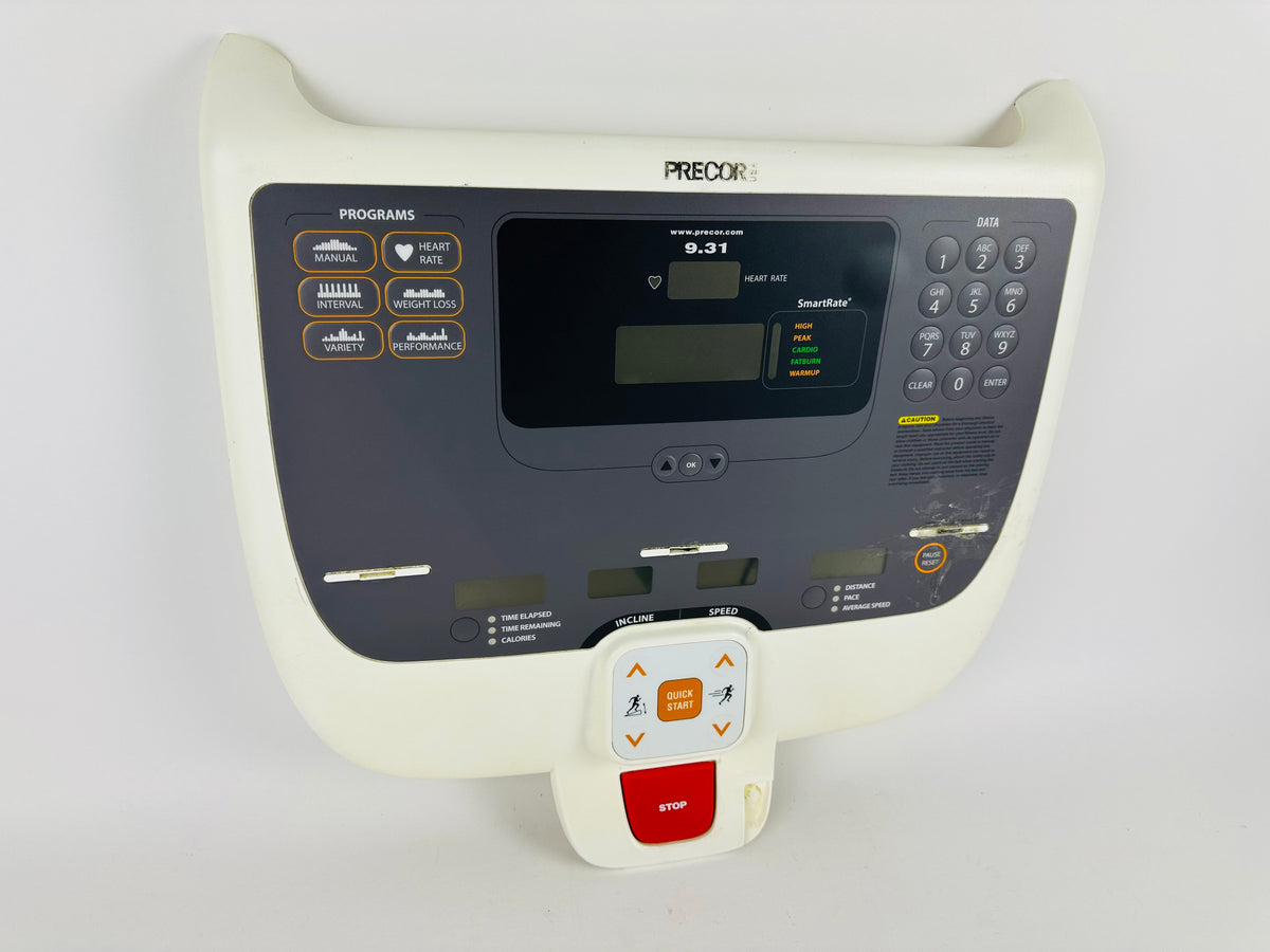 Precor 9.31/9.33/9.35 Treadmill Console Overlay | KP102
