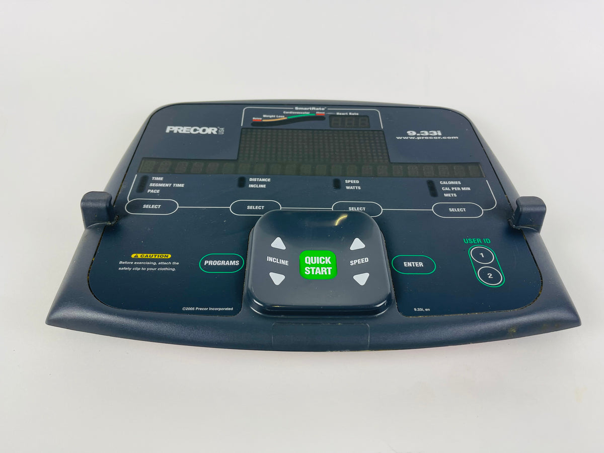 Precor 9.33i Stone Gray Treadmill Display Console Panel (CP164)