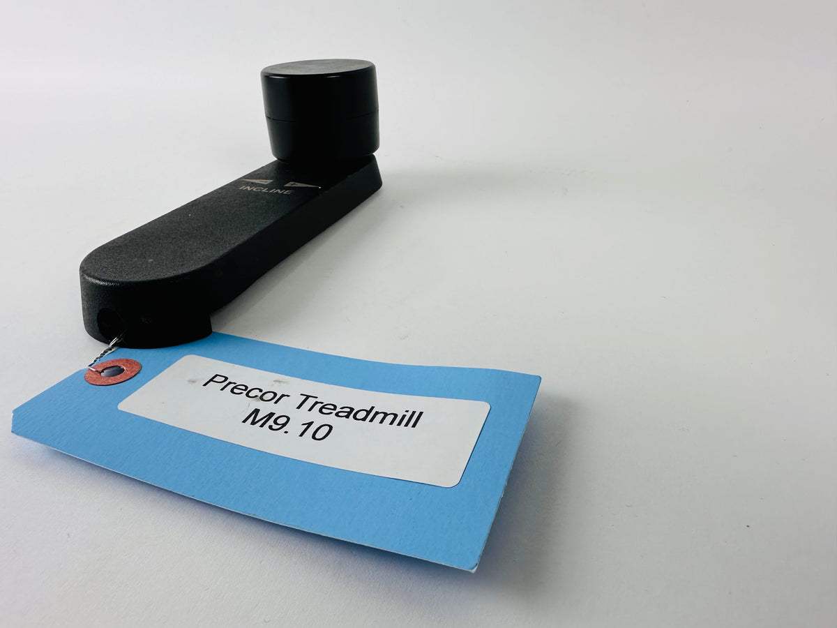 Precor M9.10 Treadmill Upper Display Console Incline Revolving Crank