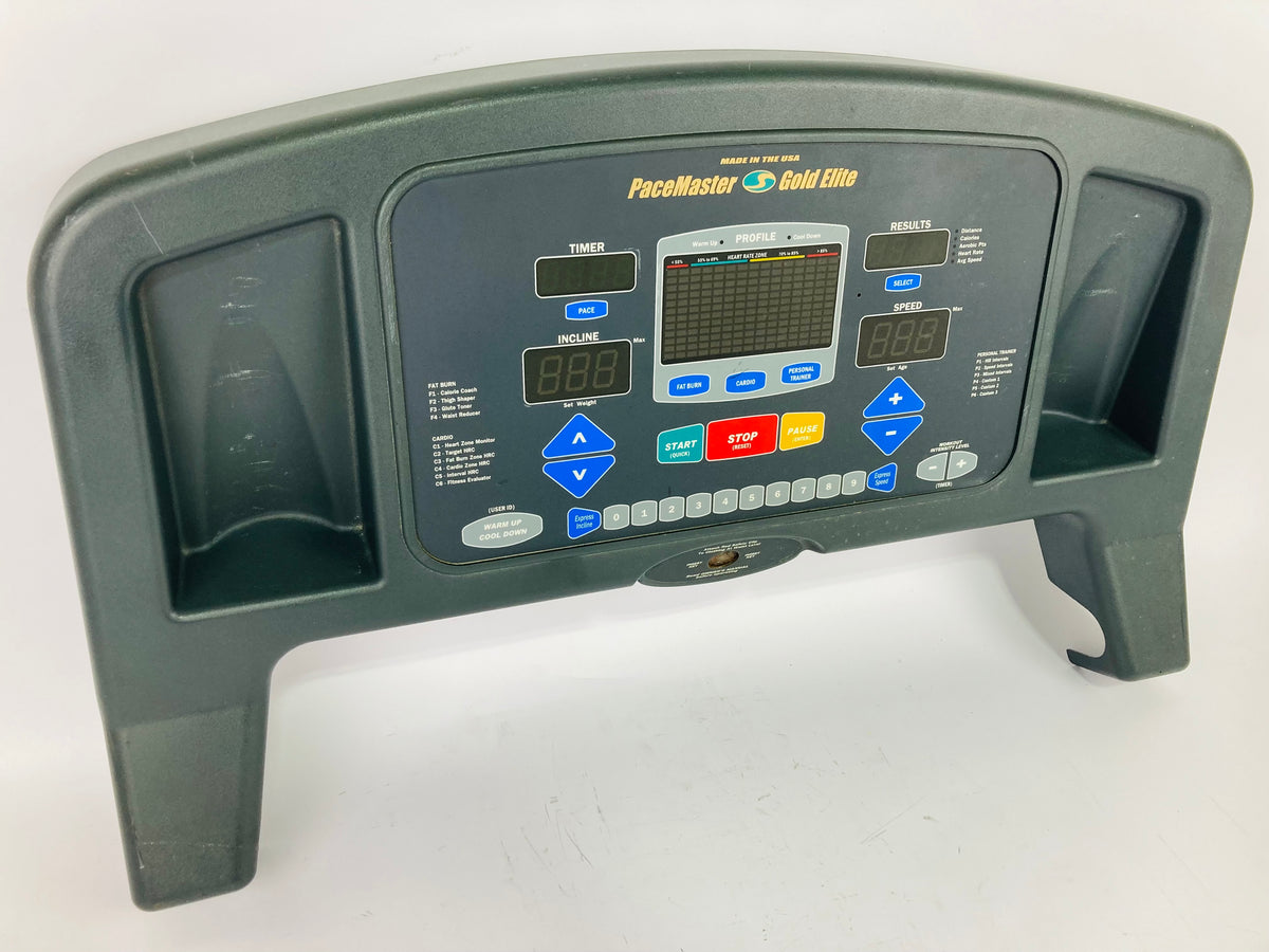 PaceMaster Gold Elite Treadmill Display Console Panel (CP741)
