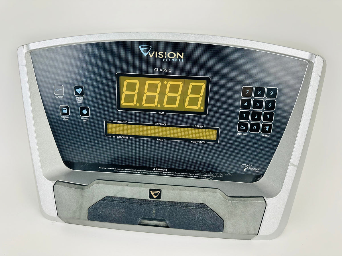 Vision Fitness T80 Treadmill Display Console Panel (CP424)