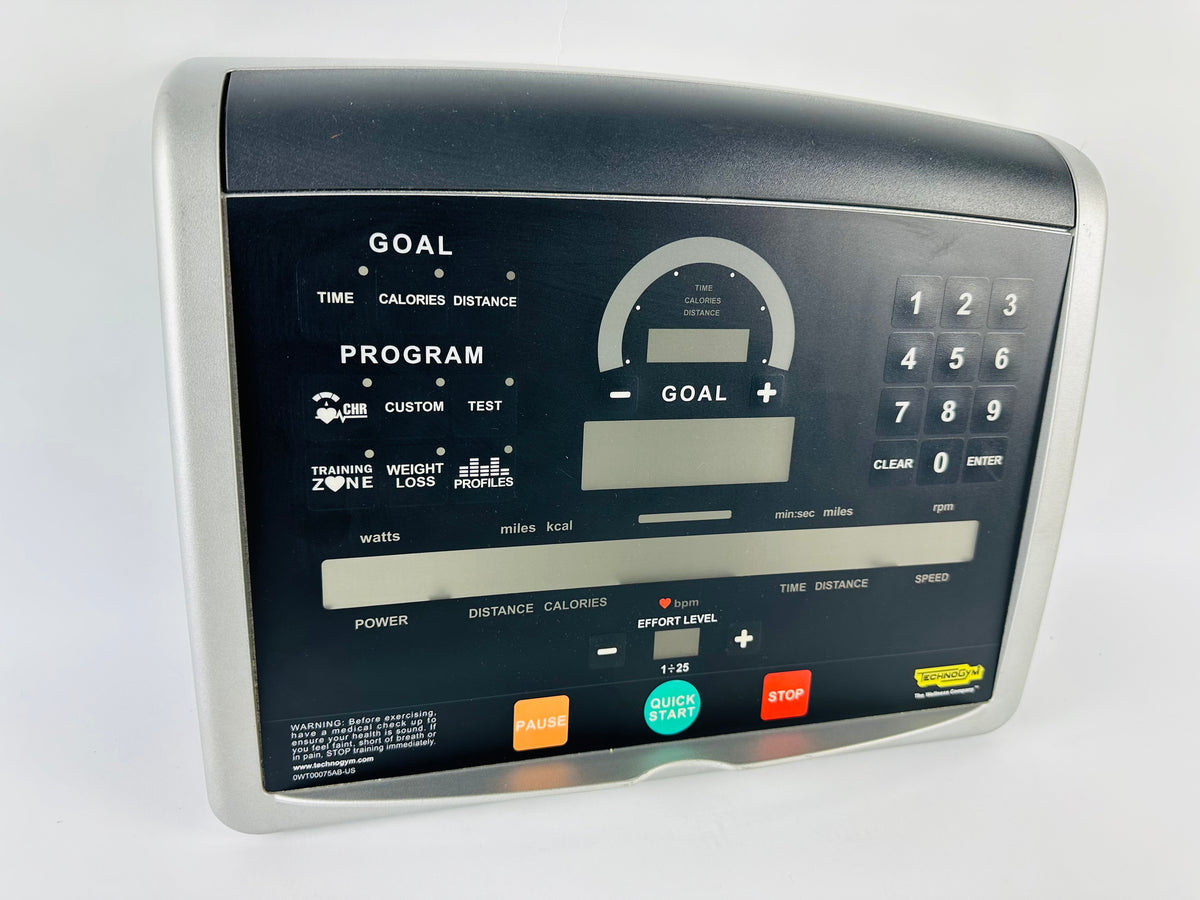 TechnoGym Excite 700 SP Upright Bike Display Console Panel Overlay (KP