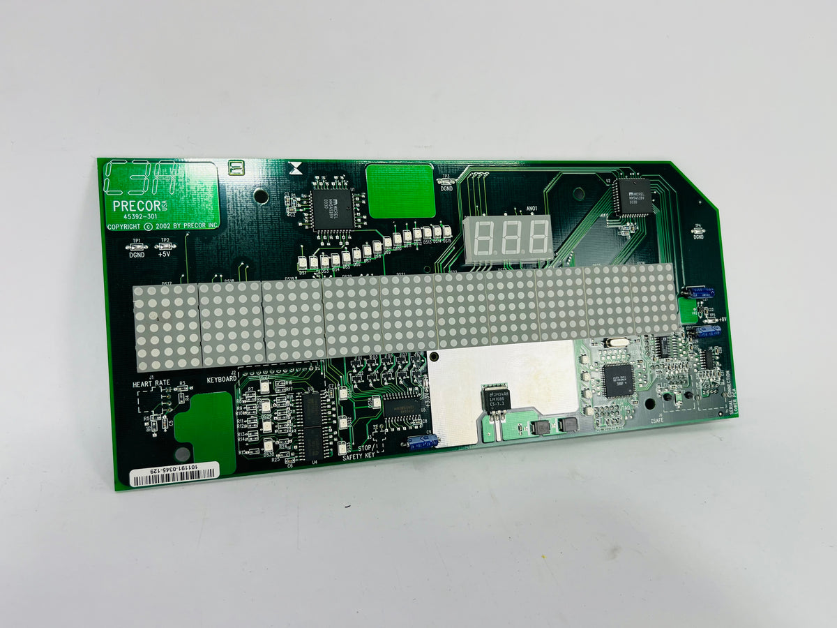 Precor Treadmill Display Console Electronic Board 45392-102 (CP606)