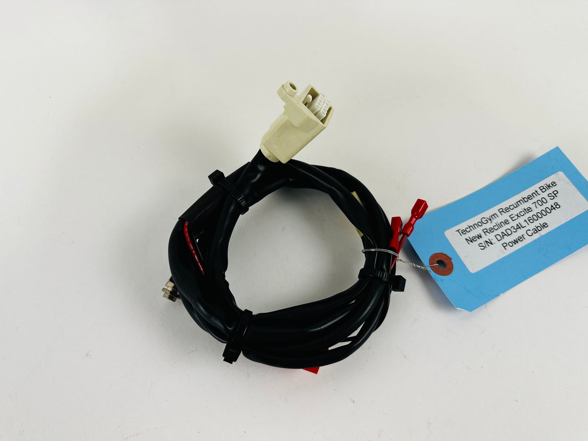 TechnoGym New Recline Excite 700 SP Recumbent Bike Power Cable Wire (D