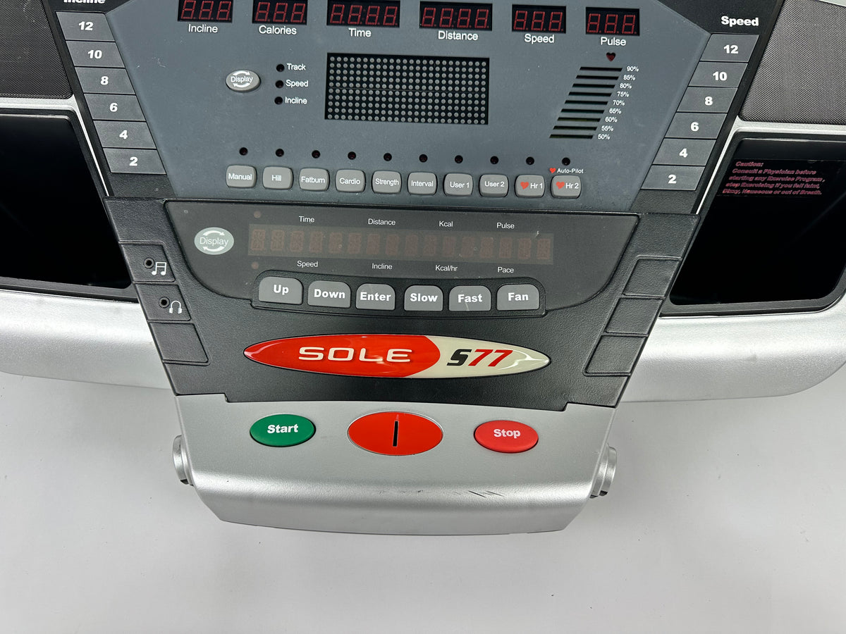 Sole Fitness S77 Treadmill Display Console Panel (CP715)