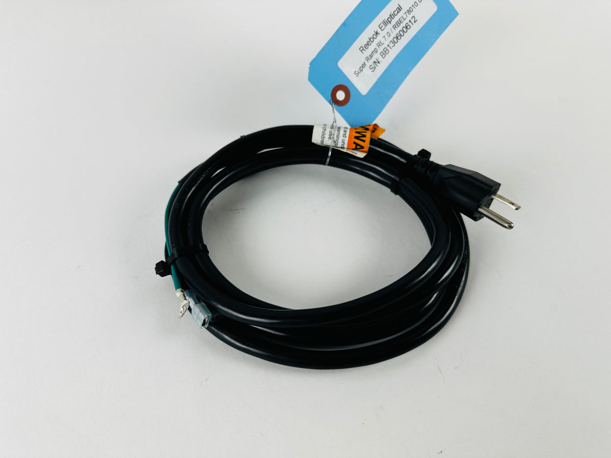 Reebok Super Ramp RL 7.0 Elliptical AC Power Supply Cable Line Cord (S