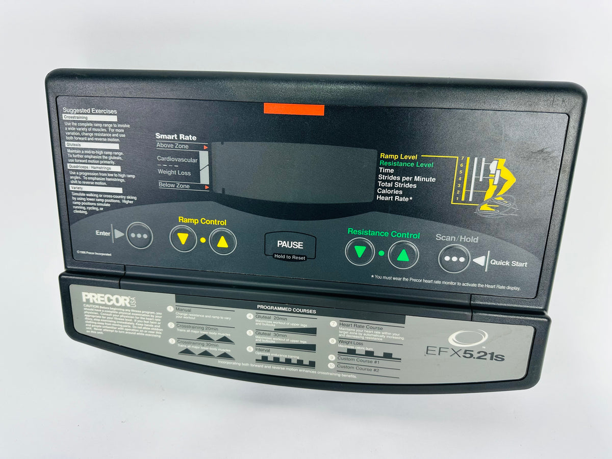 Precor EFX 5.21s Elliptical Console Overlay (KP110)