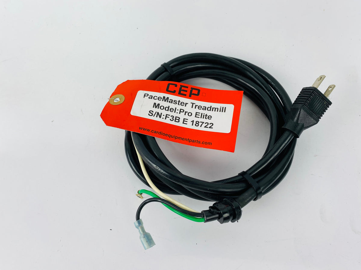 PaceMaster Pro Elite Treadmill AC Power Supply Cable Line Cord (SC324)