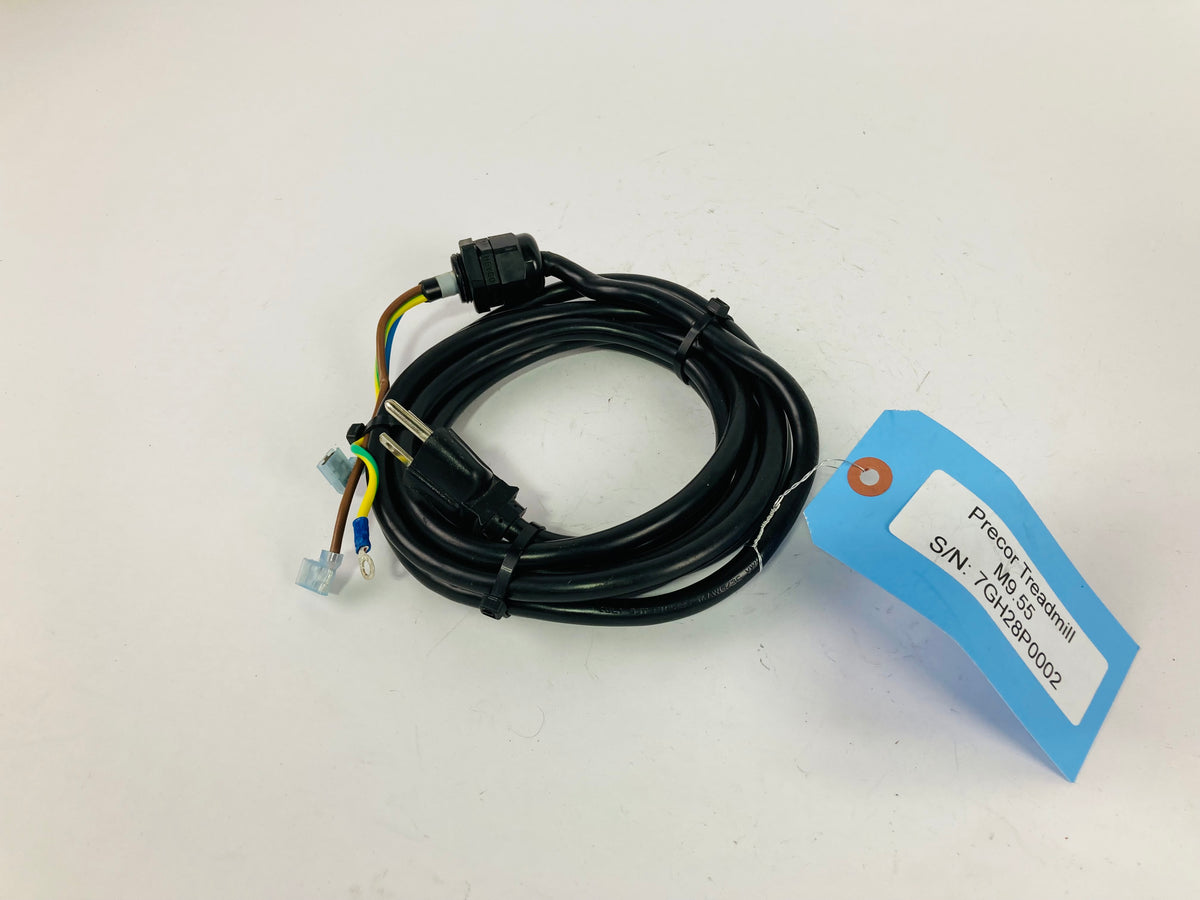 Precor M9.55 Treadmill AC Power Supply Cable Line Cord (SC222)