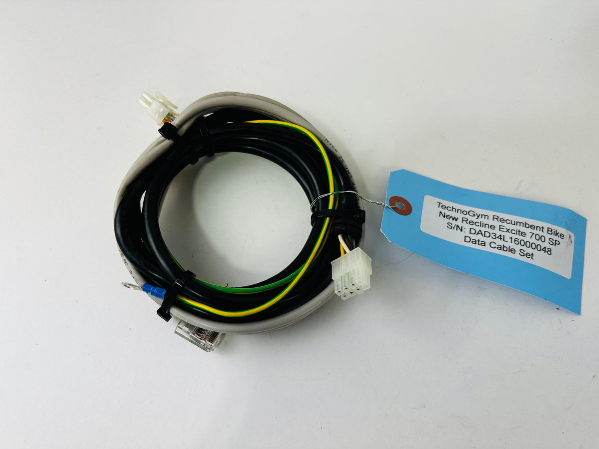 TechnoGym New Recline Excite 700 SP Recumbent Bike Data Wire Cable Set
