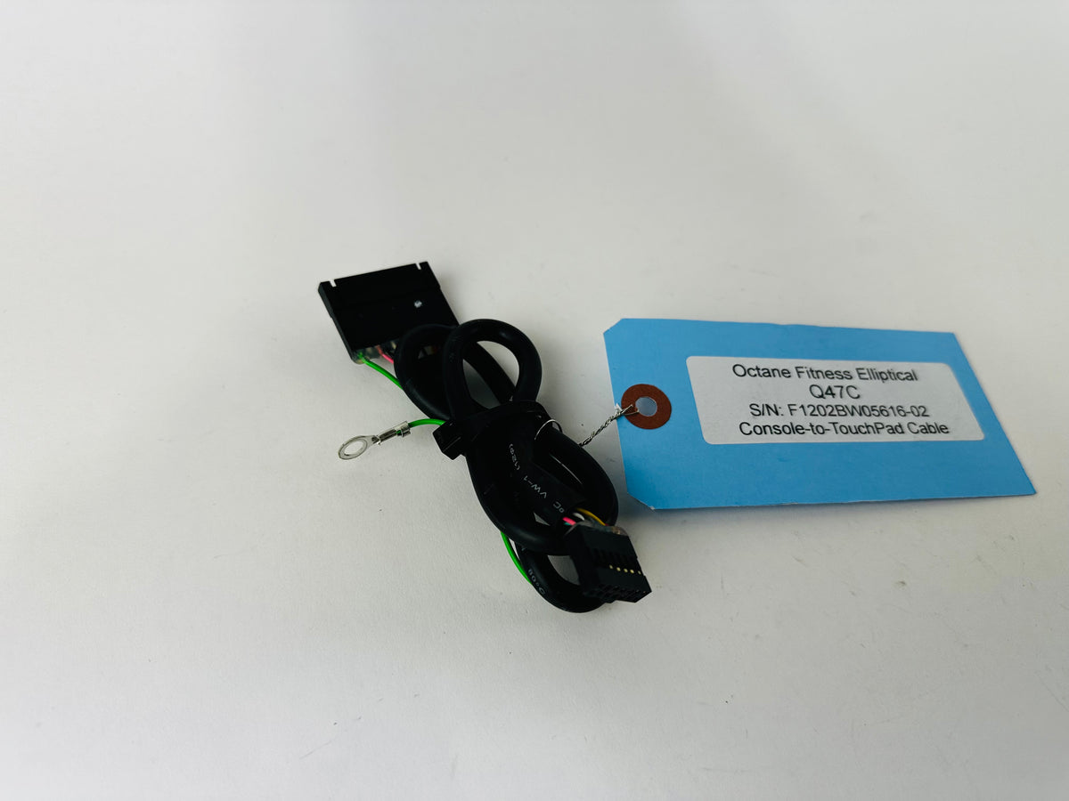 Octane Fitness Q47C Elliptical TouchPad Wire Harness Console Cable (DC