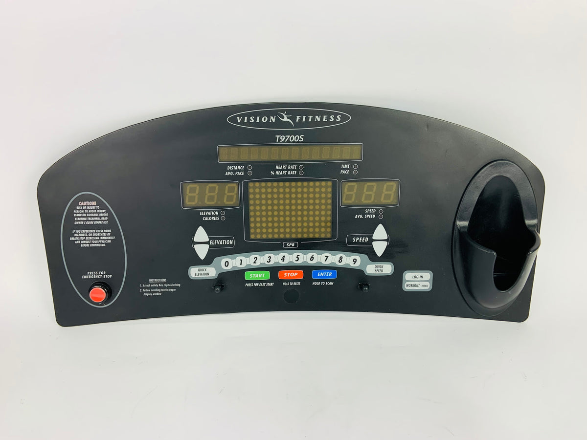 Vision Fitness T9700 TF97007 Treadmill Display Console Panel (CP629)