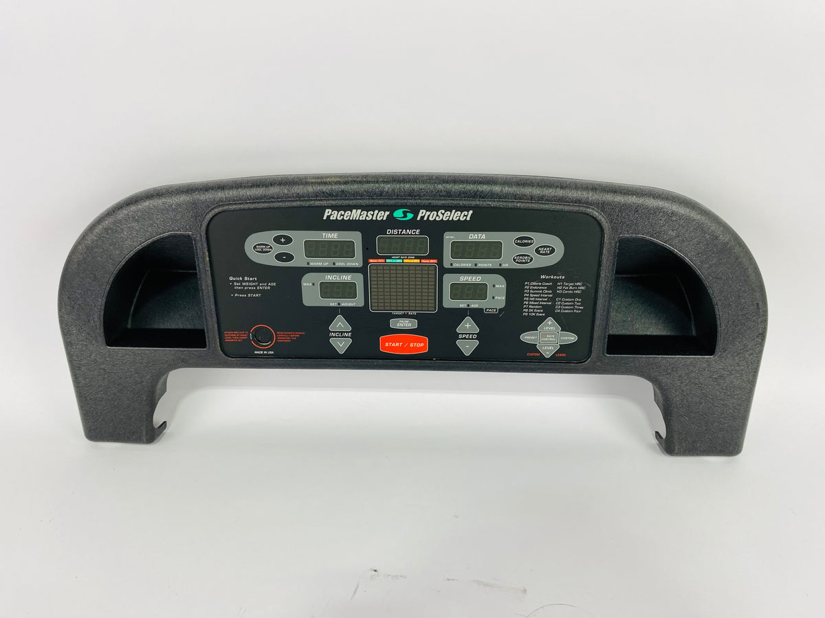 PaceMaster Pro Select Treadmill Display Console Panel (CP654)