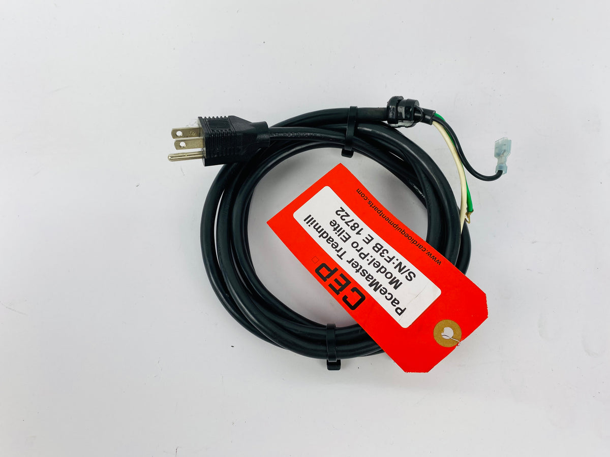 PaceMaster Pro Elite Treadmill AC Power Supply Cable Line Cord (SC324)