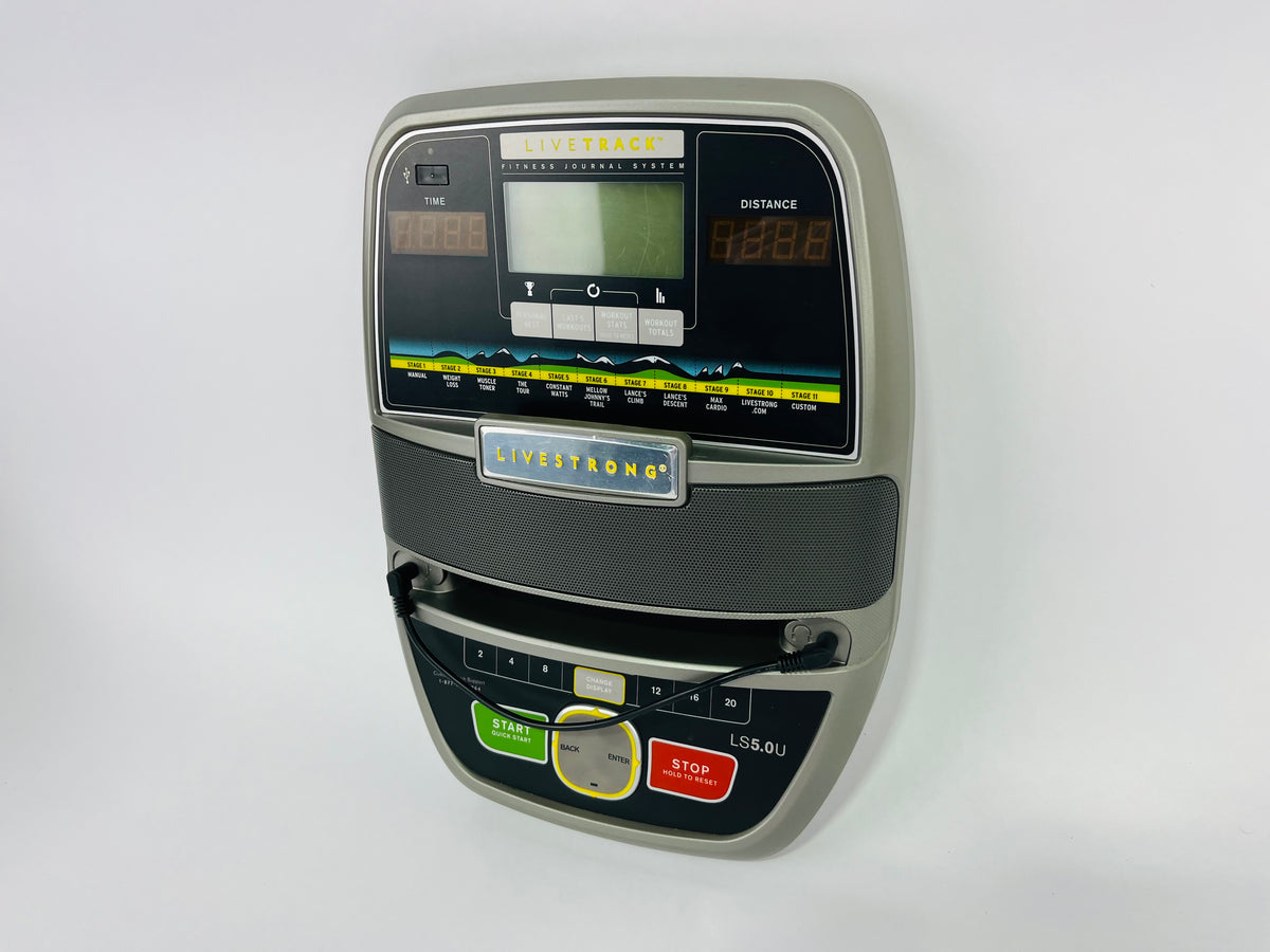 LiveStrong LS5.0U Upright Bike Display Console Panel (CP615)