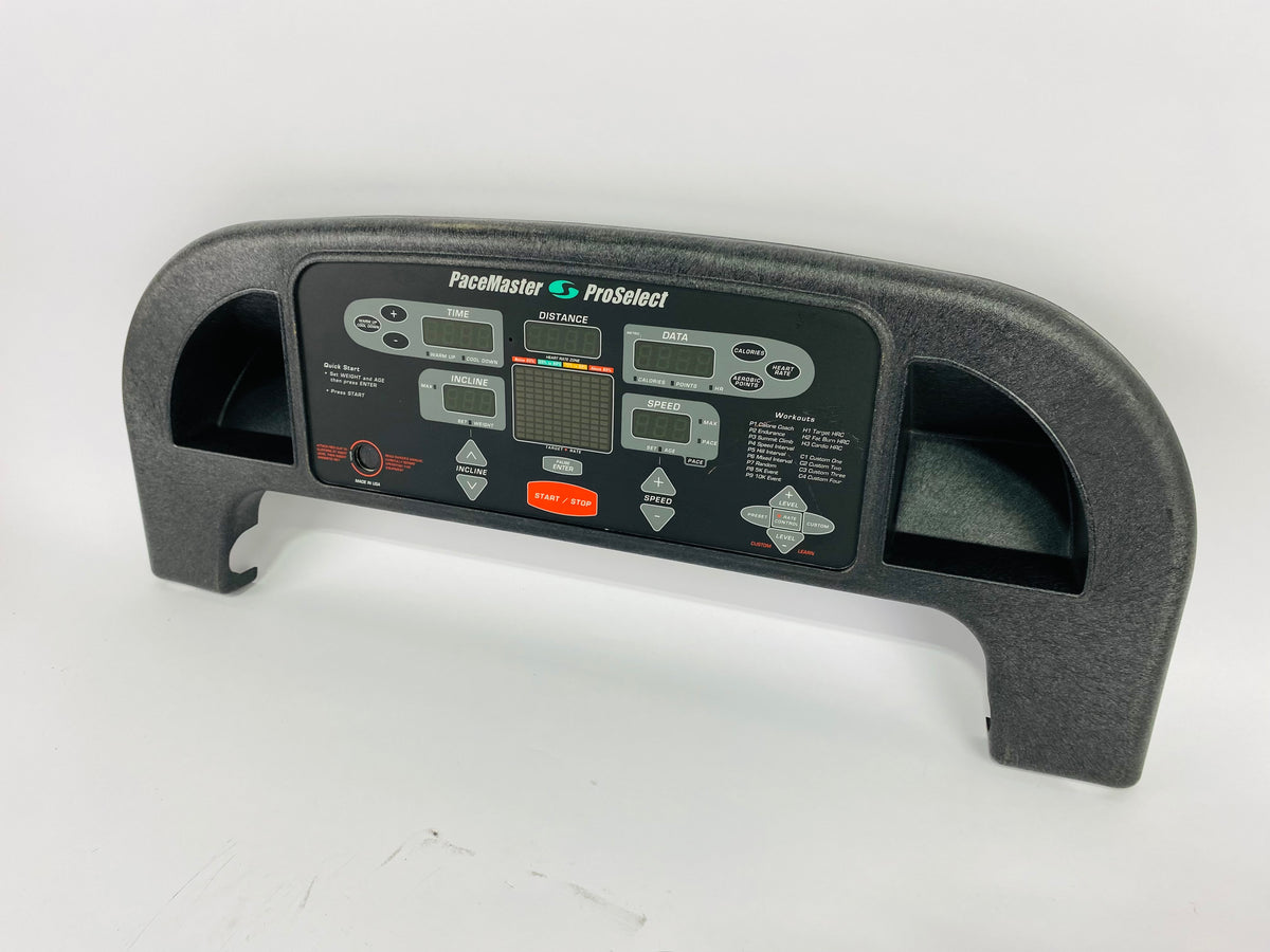 PaceMaster Pro Select Treadmill Display Console Panel (CP654)