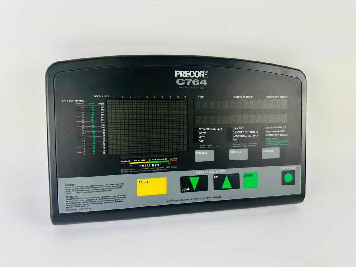 Precor C764 Climber Stepper Stepmill Display Console Panel (CP396)