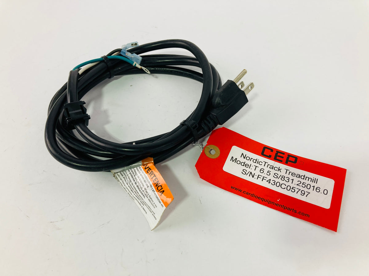 NordicTrack T6.5 S 831.25016.0 Treadmill AC Power Supply Cable Line Co