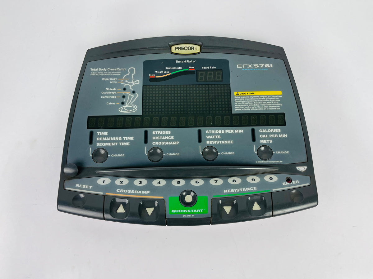 Precor EFX 576i Elliptical Display Console Panel (CP496)