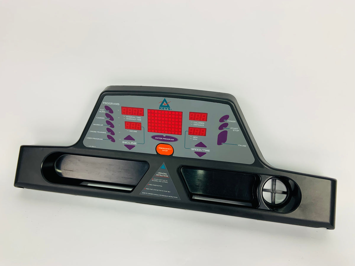 Keys Fitness Milestone 2200 Treadmill Display Console Panel (CP457)
