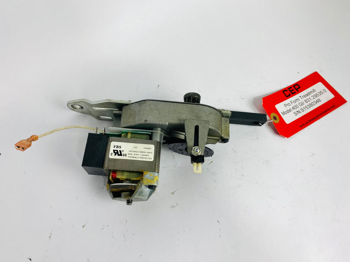 Pro-Form 400 GI 831.29535.0 Treadmill Incline Lift Motor E226587 (FP28