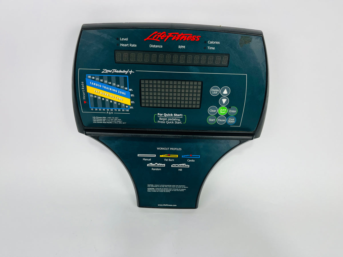 Life Fitness Recumbent Bike Display Console Panel (CP501)