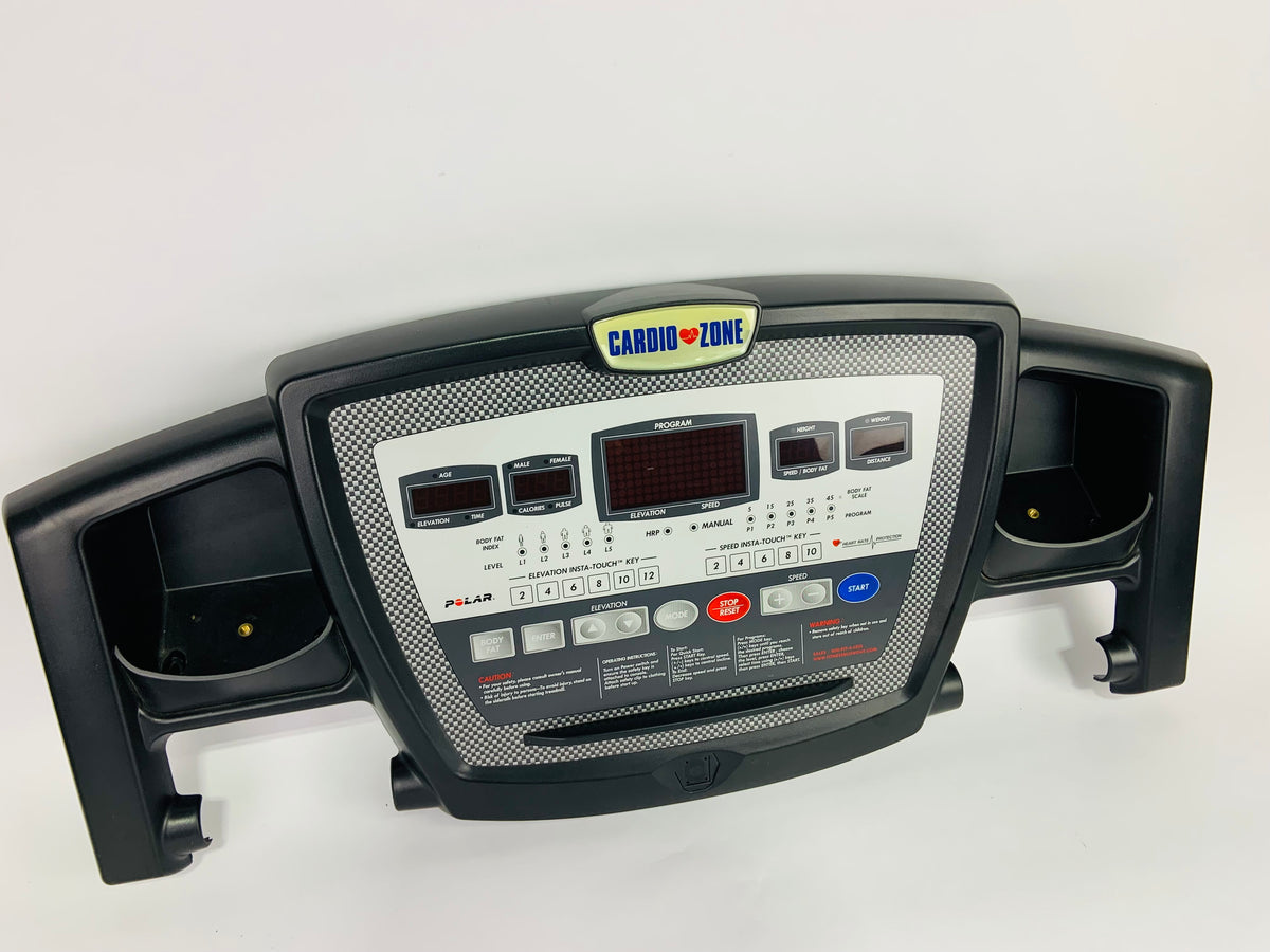 Cardio Zone SuperSport HR Club2 Foldaway Treadmill Display Console Pan