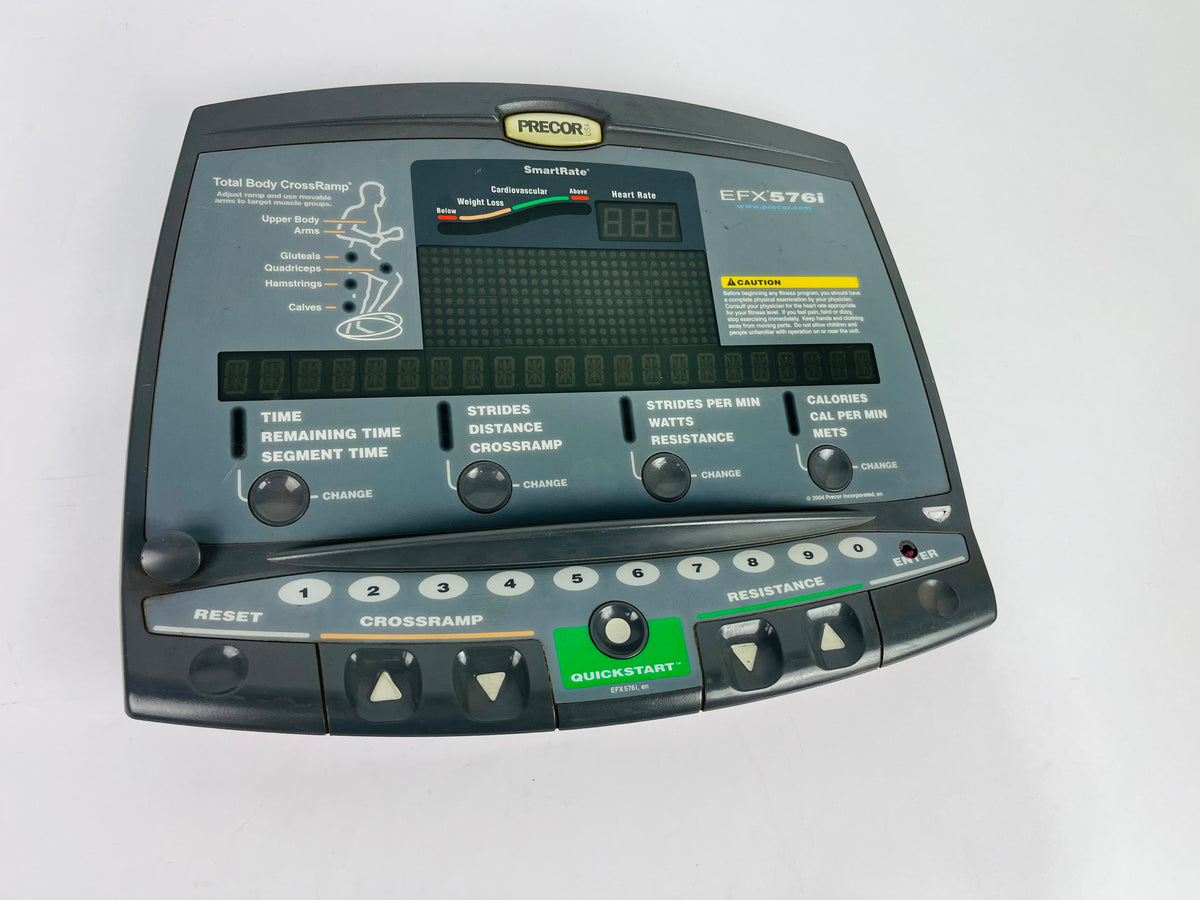 Precor EFX 576i Elliptical Display Console Panel (CP496)