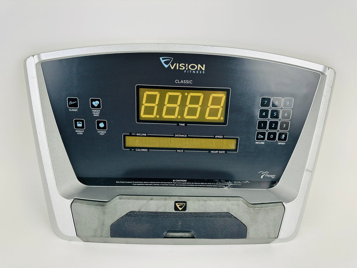 Vision Fitness T80 Treadmill Display Console Panel (CP424)