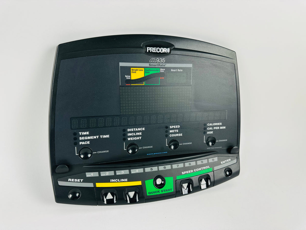 Precor M9.35 Treadmill Console Membrane & Panel Board Upper PCA 44028-