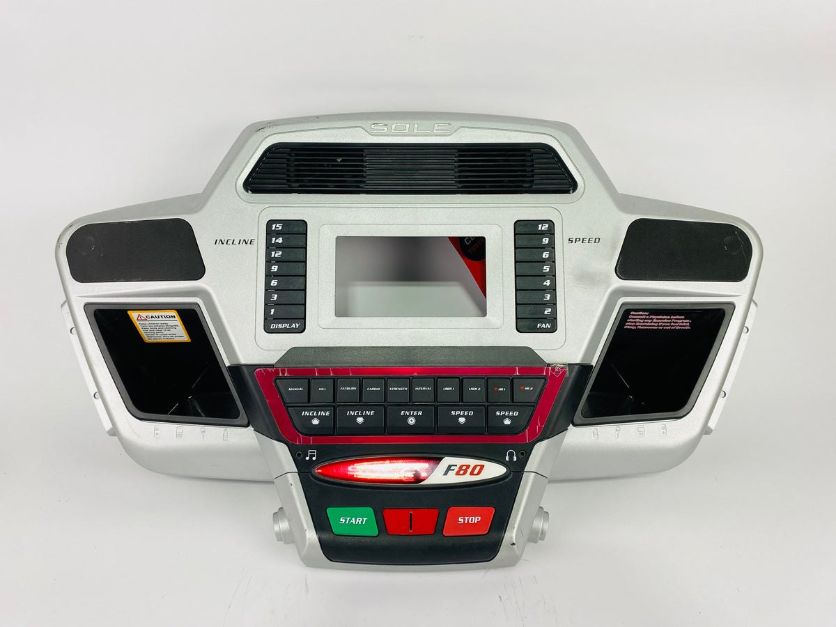 Sole Fitness F80 Treadmill Display Console Panel (CP657)