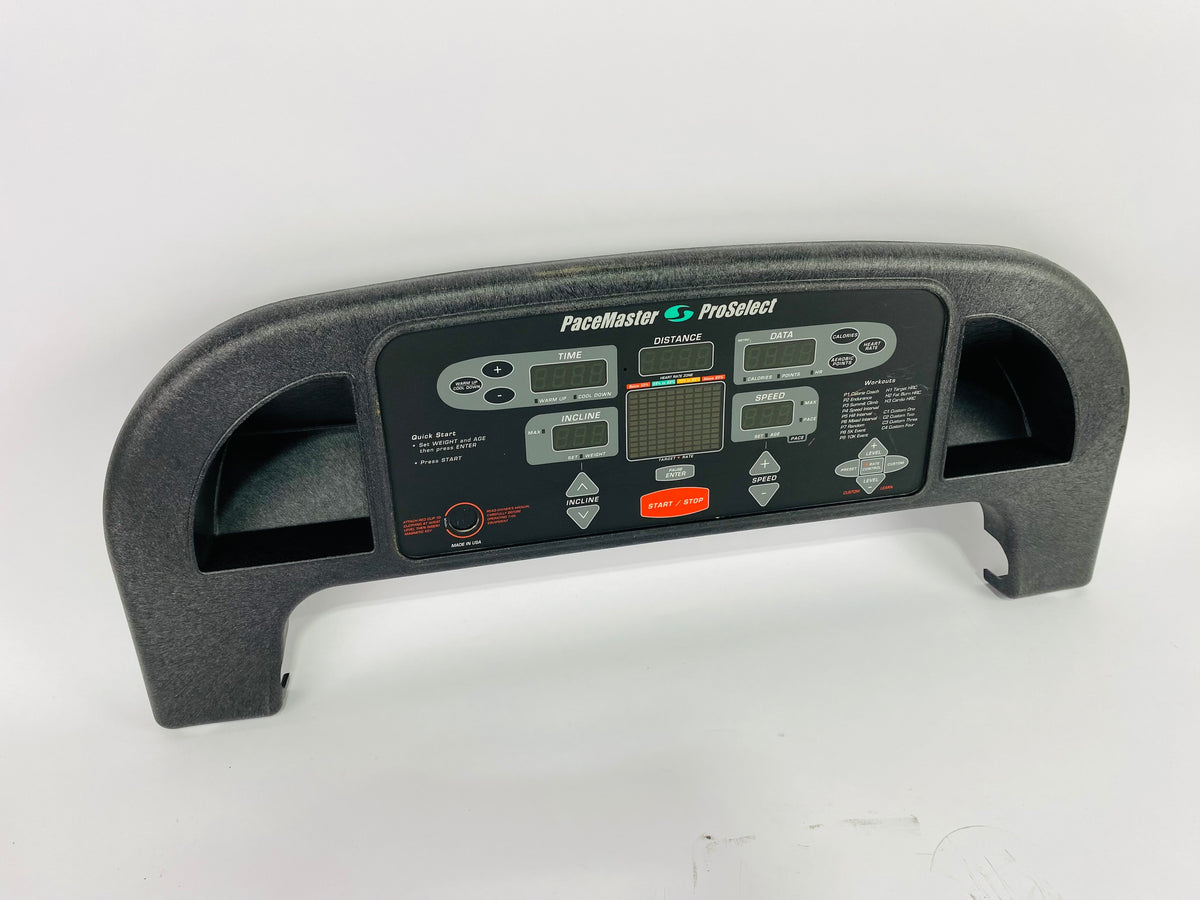 PaceMaster Pro Select Treadmill Display Console Panel (CP654)