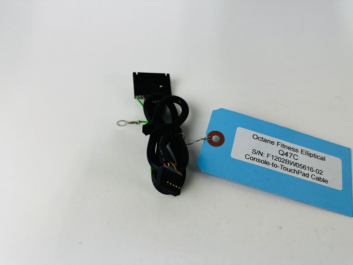 Octane Fitness Q47C Elliptical TouchPad Wire Harness Console Cable (DC