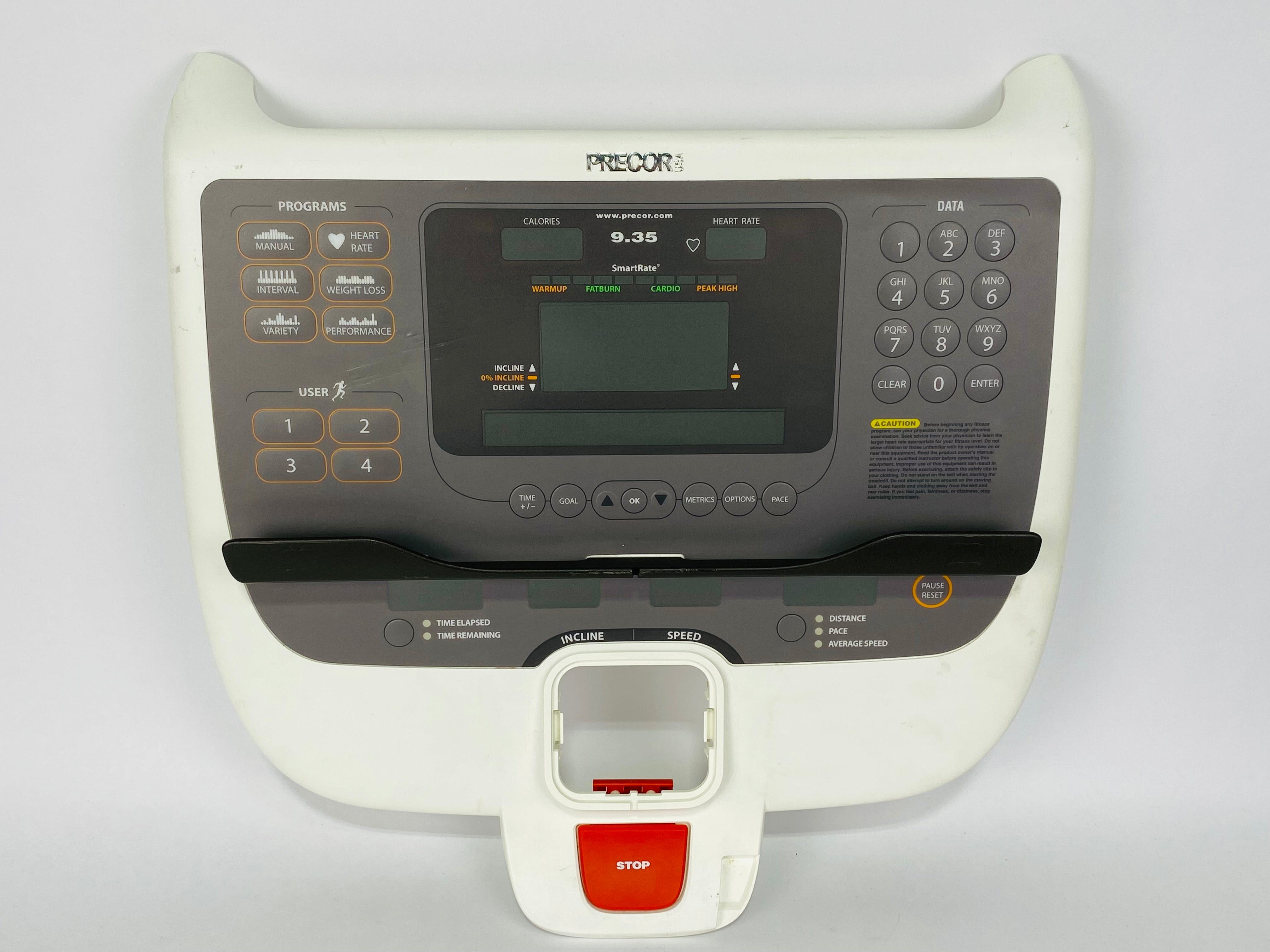 Precor Treadmill 9.35 Display Assembly (KP291)
