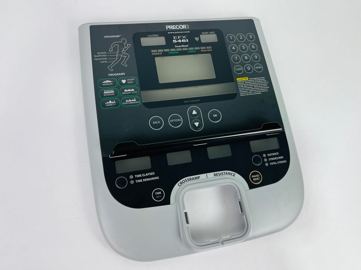 Precor EFX 546i Elliptical Console Overlay 48682-105 (KP114)