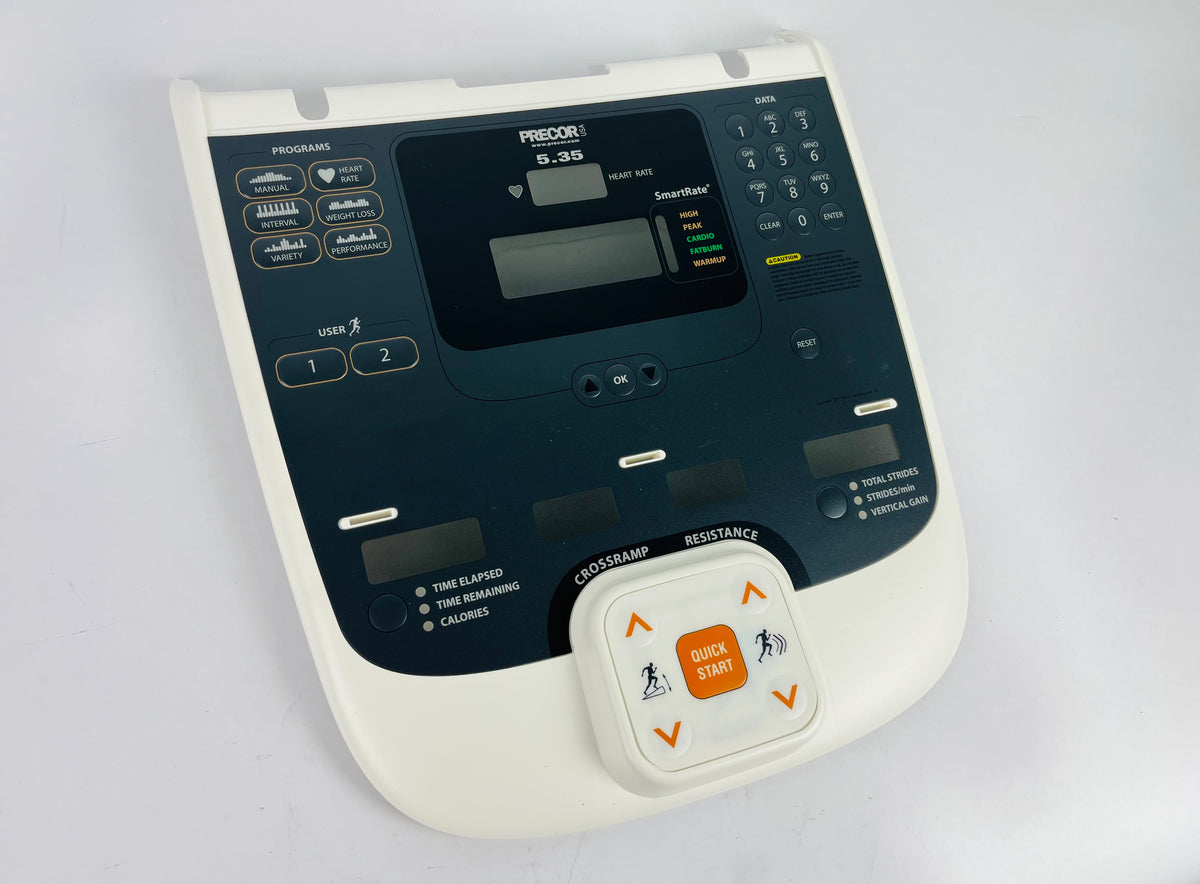 Precor 5.35 Elliptical Console Overlay 34191-103 PPP000000057033101 (K