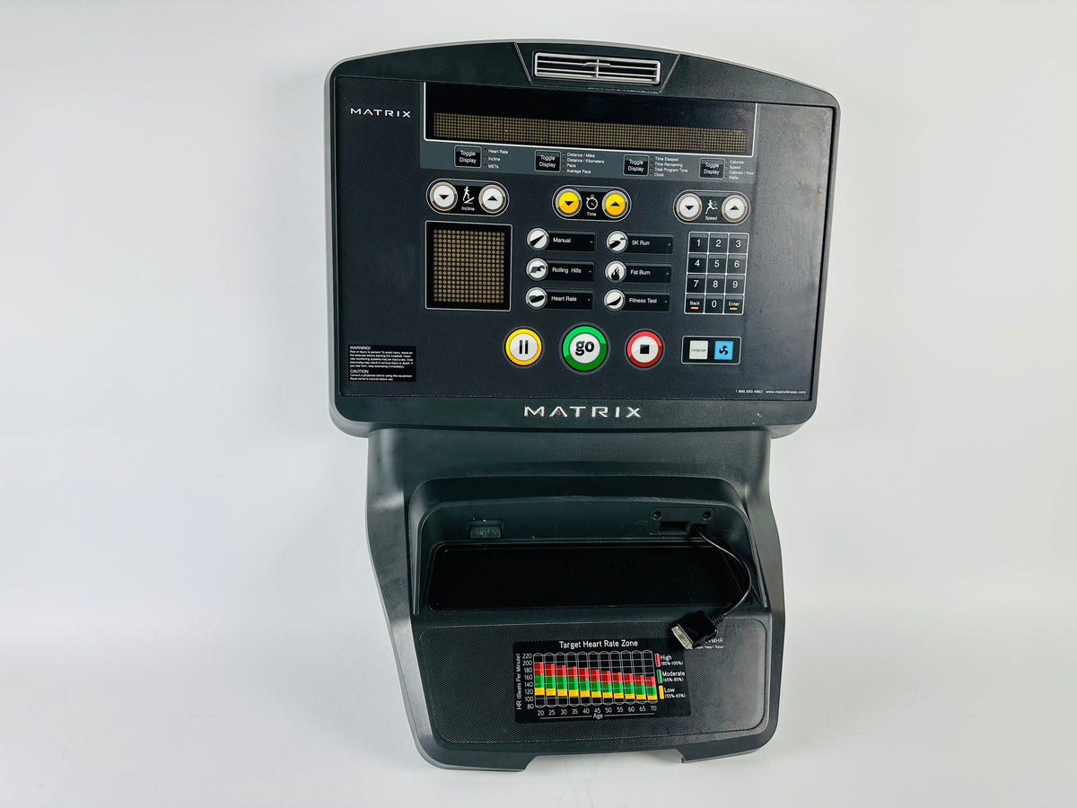 Matrix Fitness T-5X-7X-03-F Treadmill Display Console Panel (CP337)