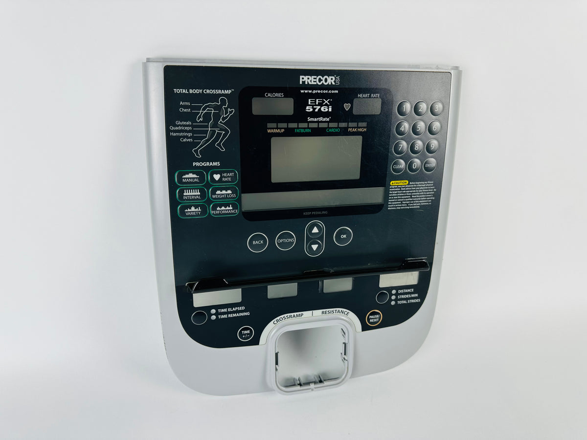 Precor EFX 576i Elliptical Console Overlay (KP23)