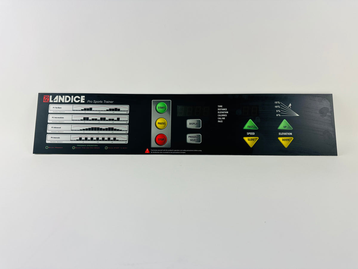 Landice L7 L8 L9 Treadmill Display Console Panel (CP236)