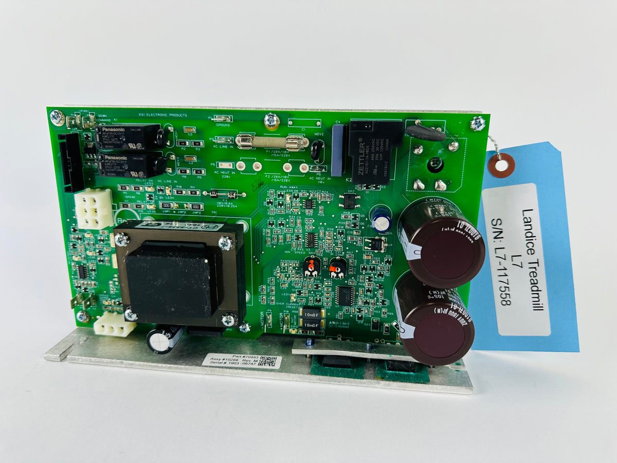 Landice L7Treadmill Motor Control Board Lower Speed Controller 70493