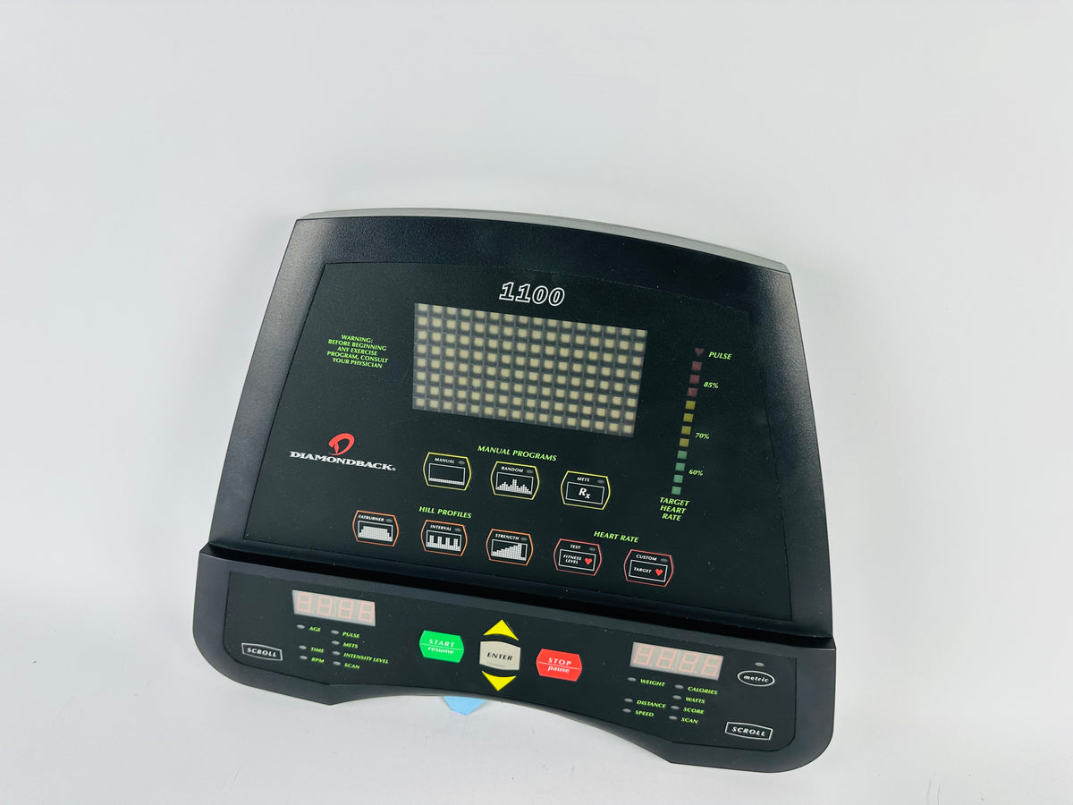 Diamondback 1100R Upright Recumbent Bike Display Console (CP307)