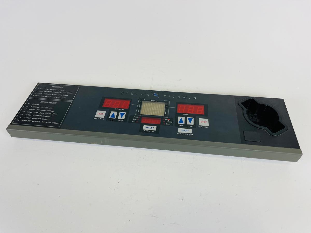 Vision Fitness T8500 Treadmill Control Panel (CP66)