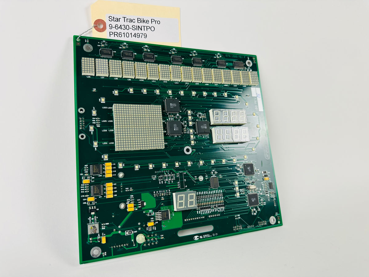 Star Trac Upright Recumbent Bike Pro Display Console Board ASM-DGD9U-2