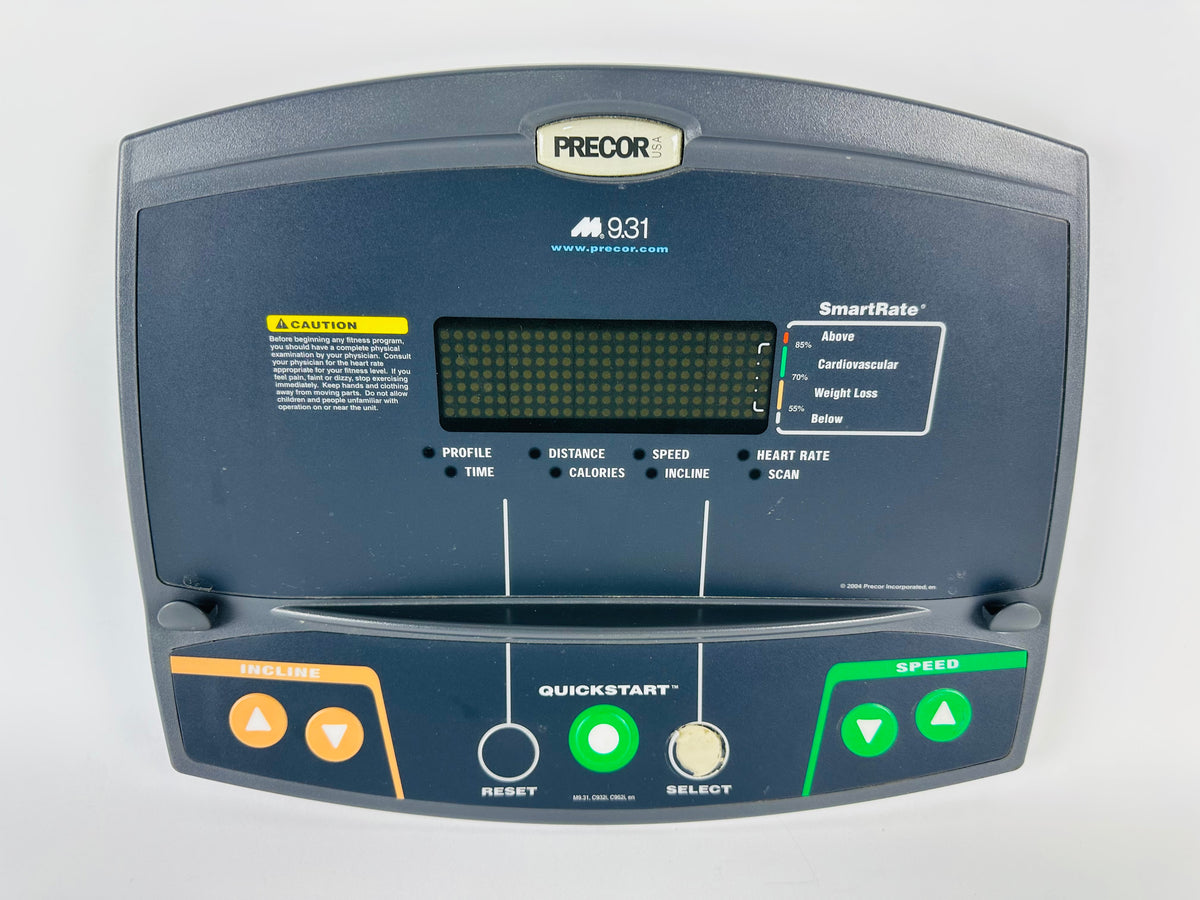 Precor 9.31 M9.31 Treadmill Upper PCA Console Display Panel Board (CP2