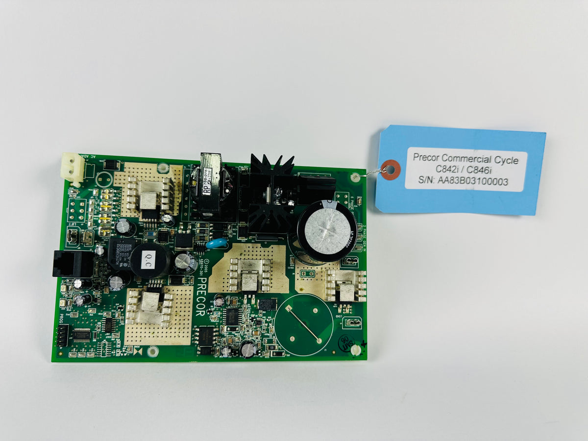 Precor C842i C846i Upright Bike Motor Controller Lower Board 48970-301