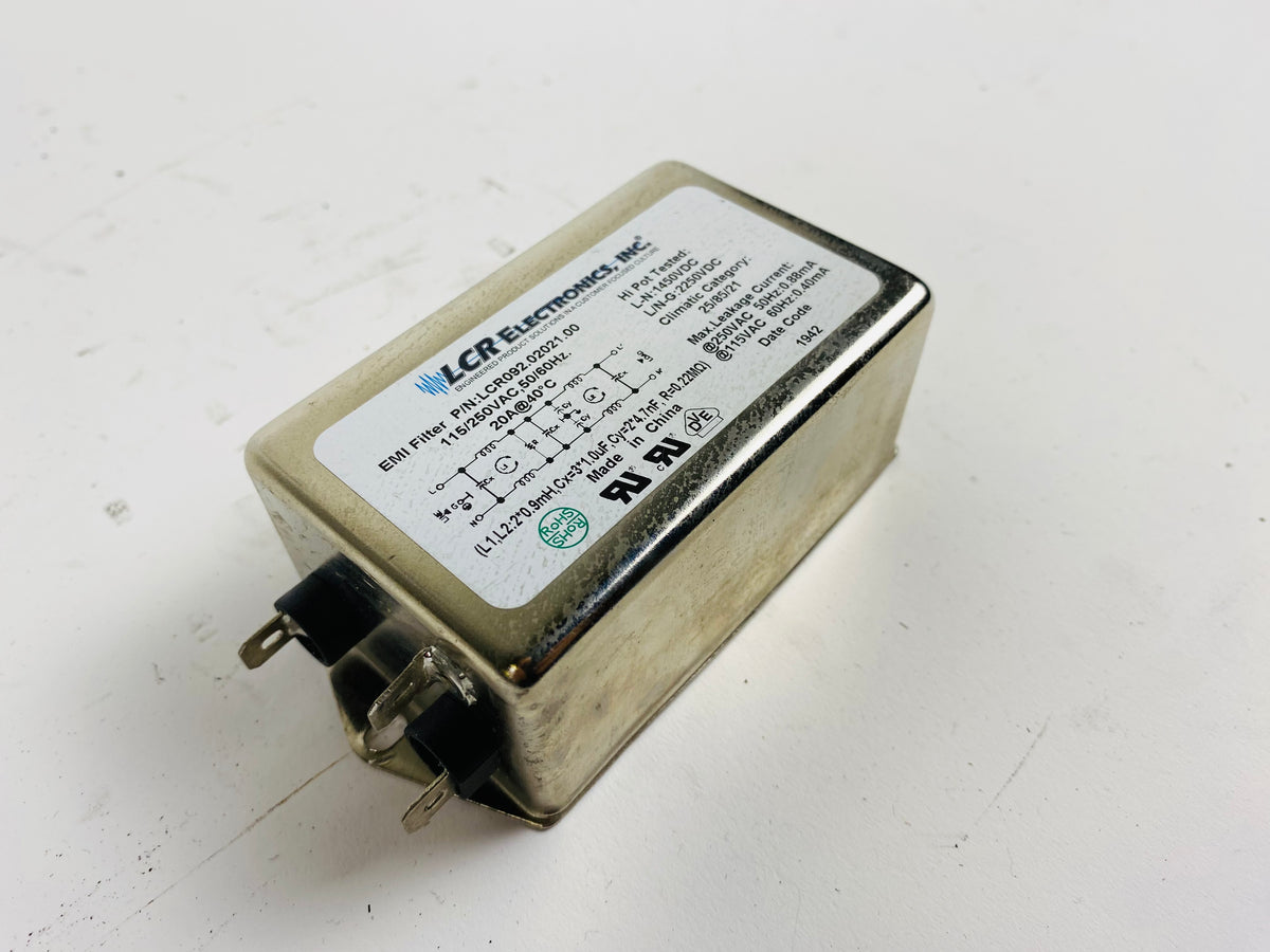 LCR Electronics EMI Filter 115/250VAC 50/60Hz LCR092.02021.00 (EP4)