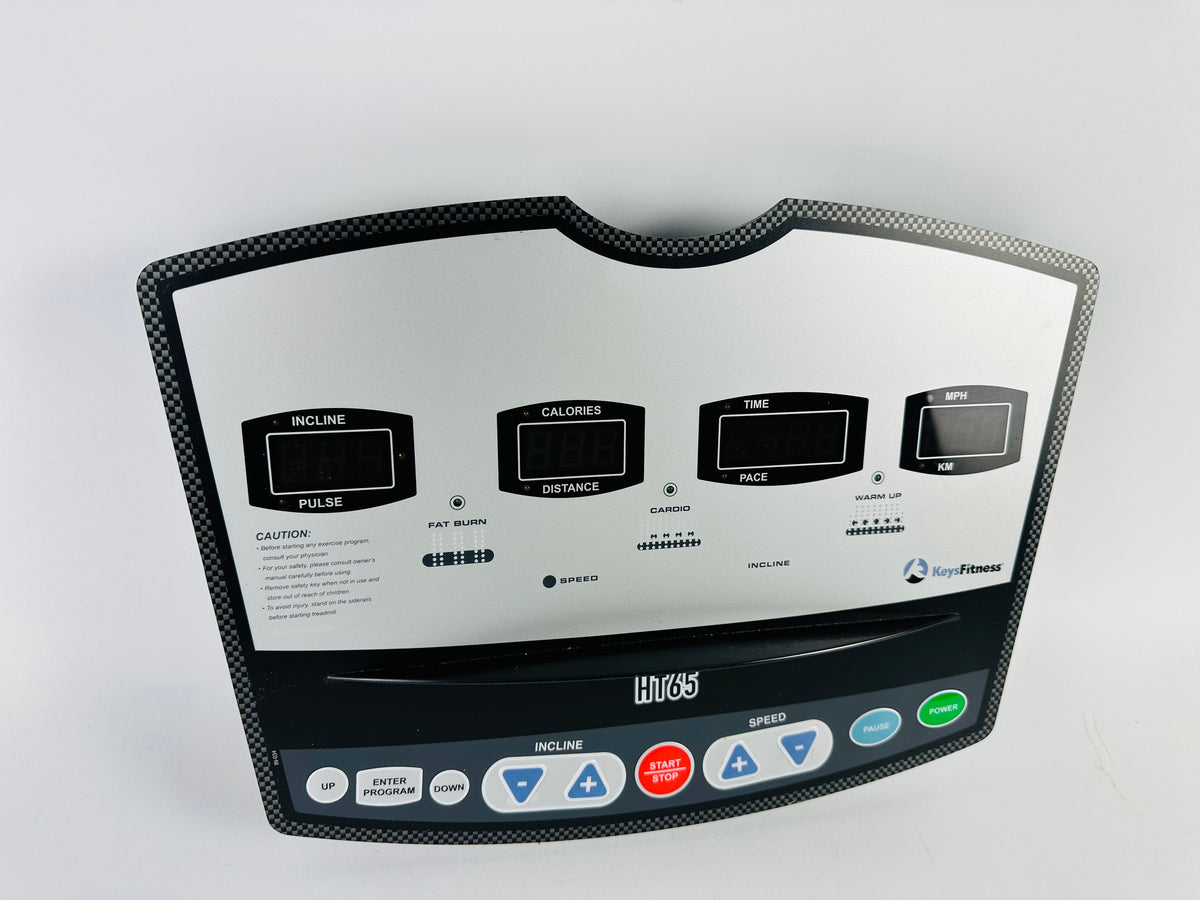 HealthTrainer HT65 Treadmill Display Console Panel (CP301)