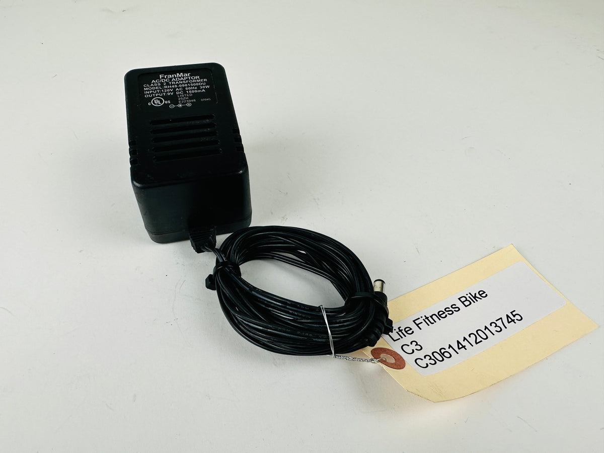 Life Fitness C3 Upright Bike AC Adapter Power Supply RH48-0901500DU (S